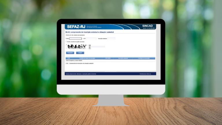 Inscrição Estadual como consultar RJ: consulta na SEFAZ RJ